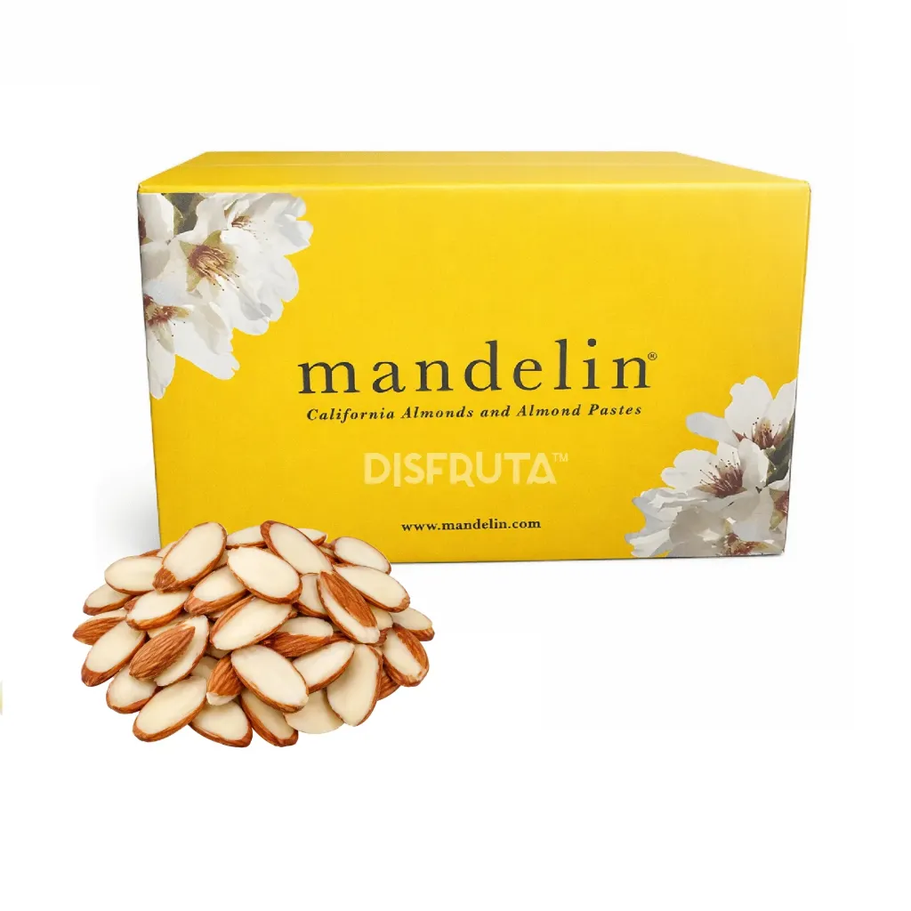 Sliced Almond with Skin | Hughson Nut Inc® | California | BX-CRB 25Lb ...
